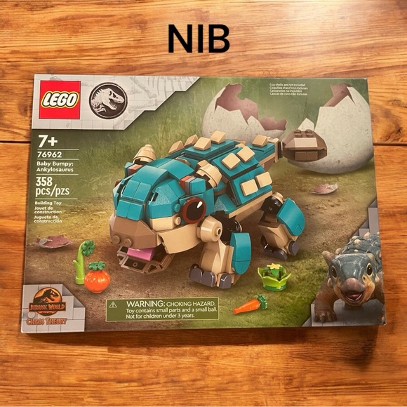 Lego | Toys | Lego Jurassic World Baby Bumpyankylosaurus Dinosaur Toy ...